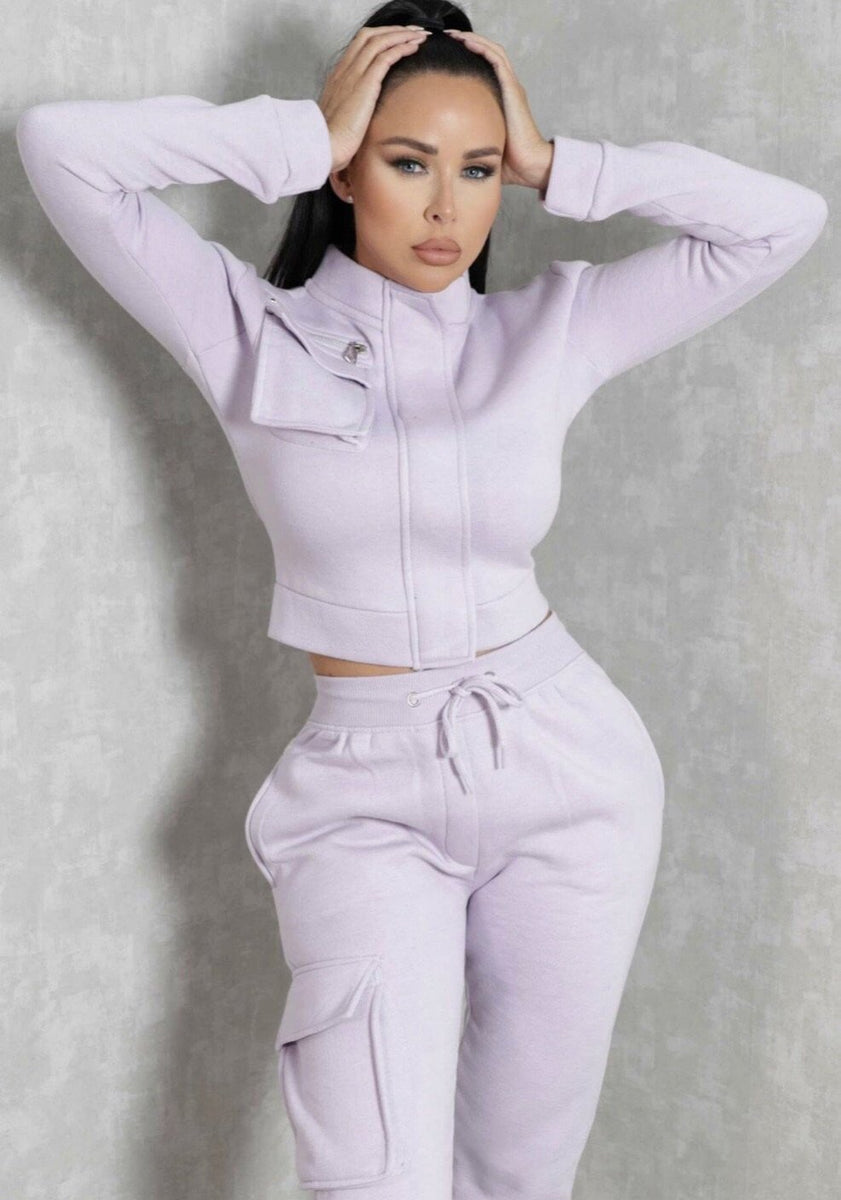 Lily Lilac Tracksuit set – Oh She Cute